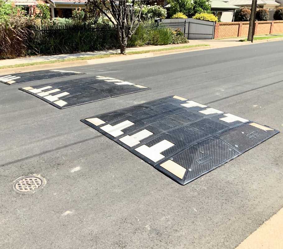 Rubber Speed Cushions – Statewide Traffic WA